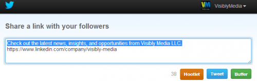 LinkedIn: Sharing Your Company Page On Social Media - Visibly Media