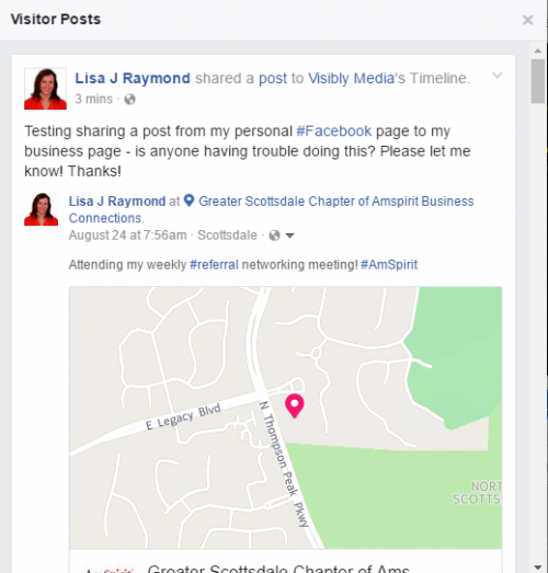 Facebook: Why Can't I Share A Post To My Page? - Visibly Media