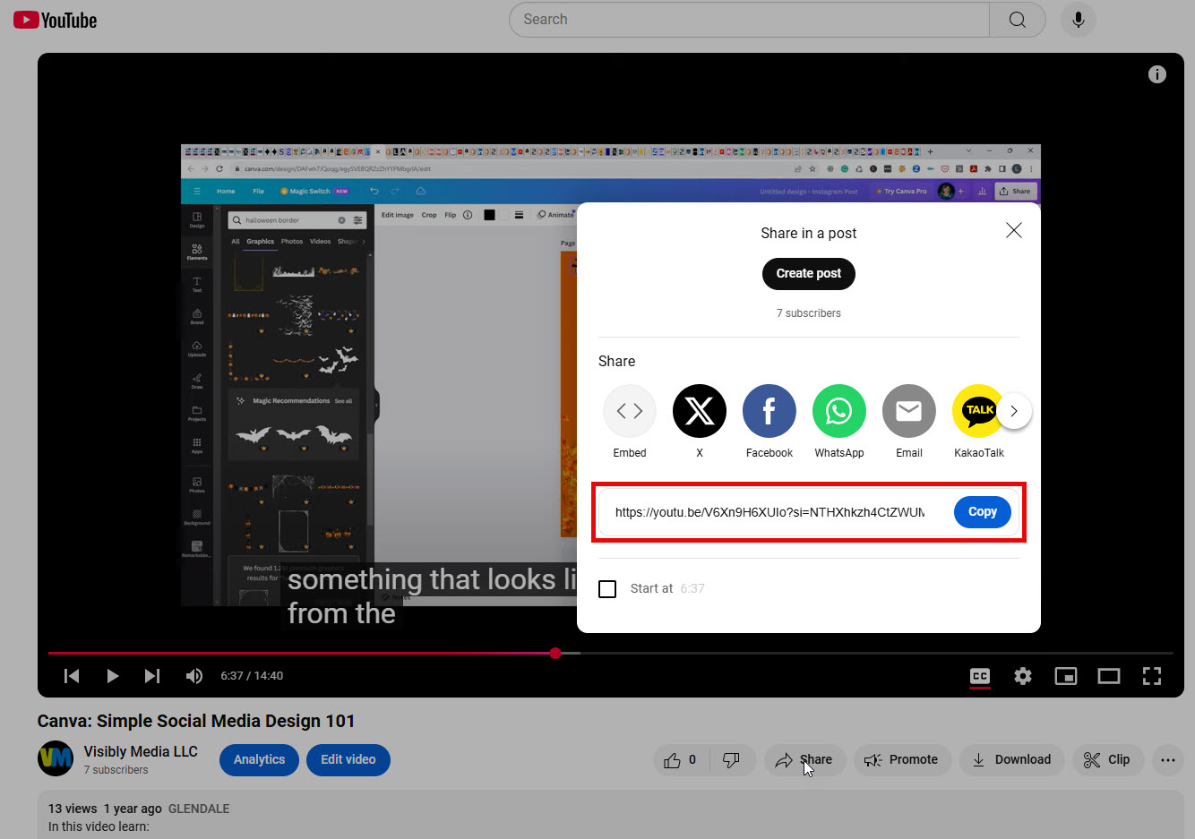 YouTube: How To Post A Video Link To X So The Graphic Shows – Visibly Media
