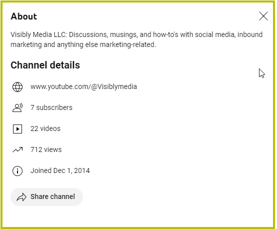 YouTube Join Date: How To Find It And More! – Visibly Media